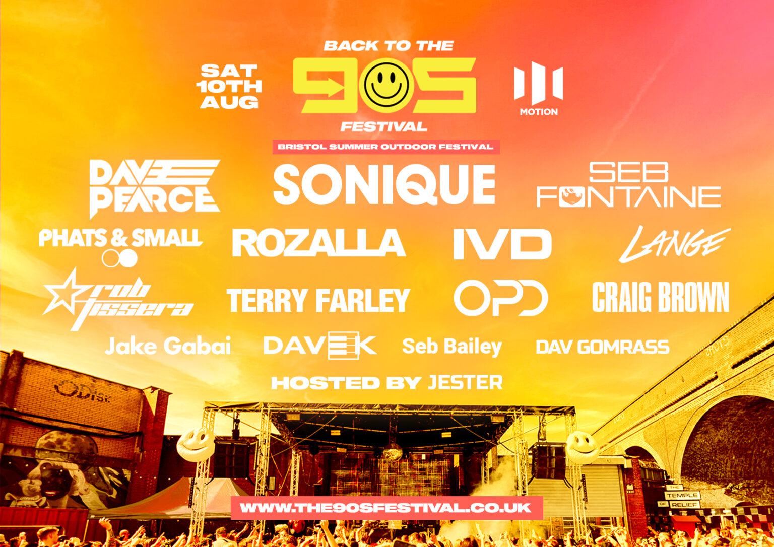 Back To The 90s - Summer Outdoor Festival - Motion Bristol